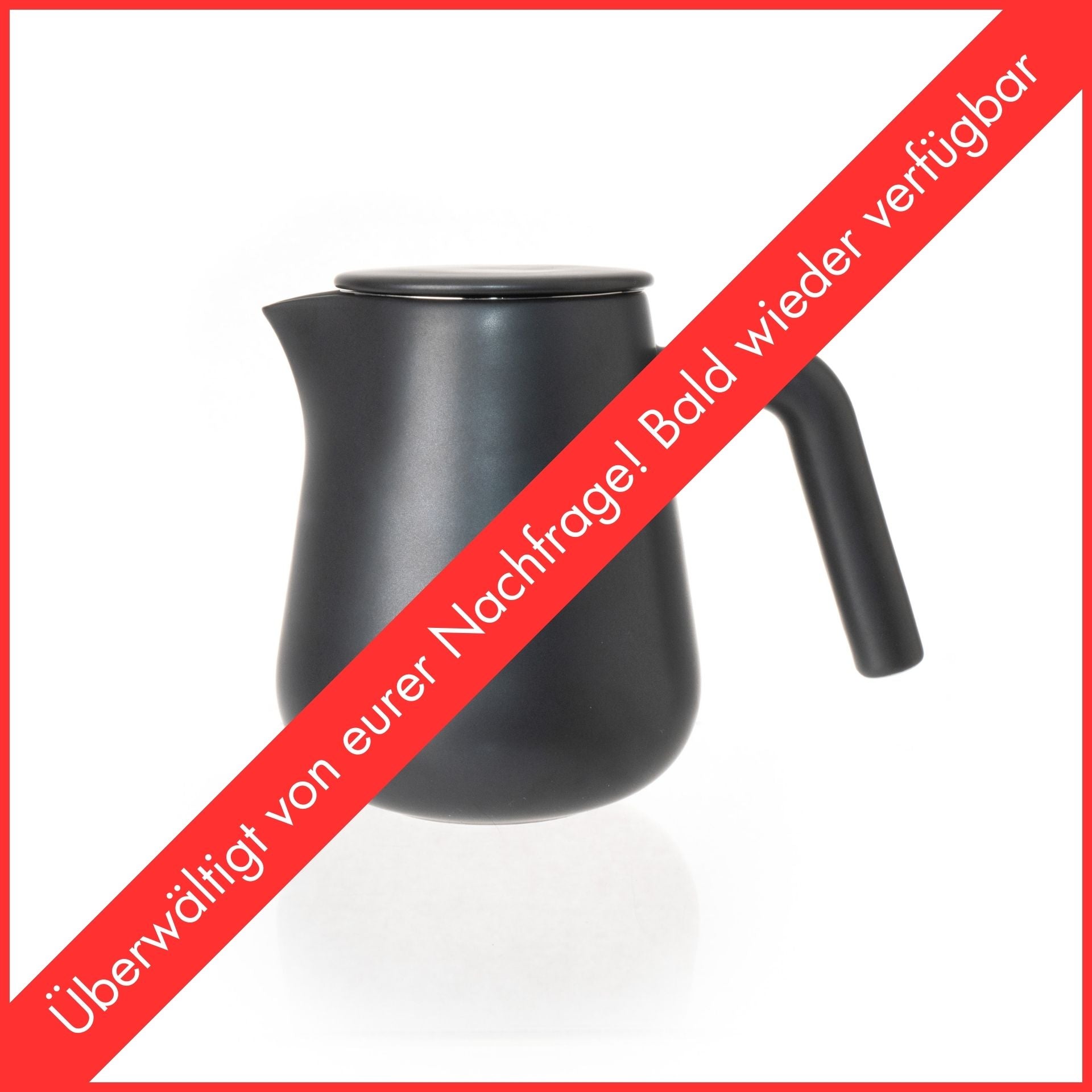 Arca X-tract Kaffeekanne für 2-6 Tassen Matt Black Porzellan - Carl Henkel